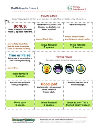 Netiquette board game | PDF