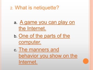 Netiquette know how | PPT