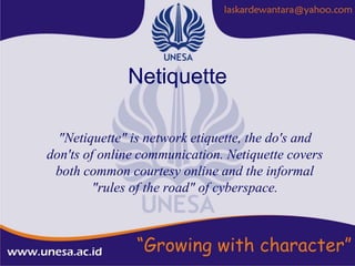 Netiquette mine | PPTX
