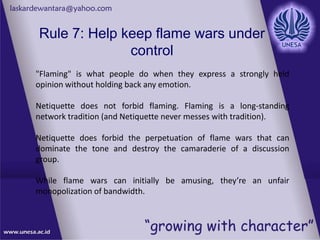 Netiquette mine | PPTX