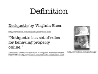 Netiquette | PDF