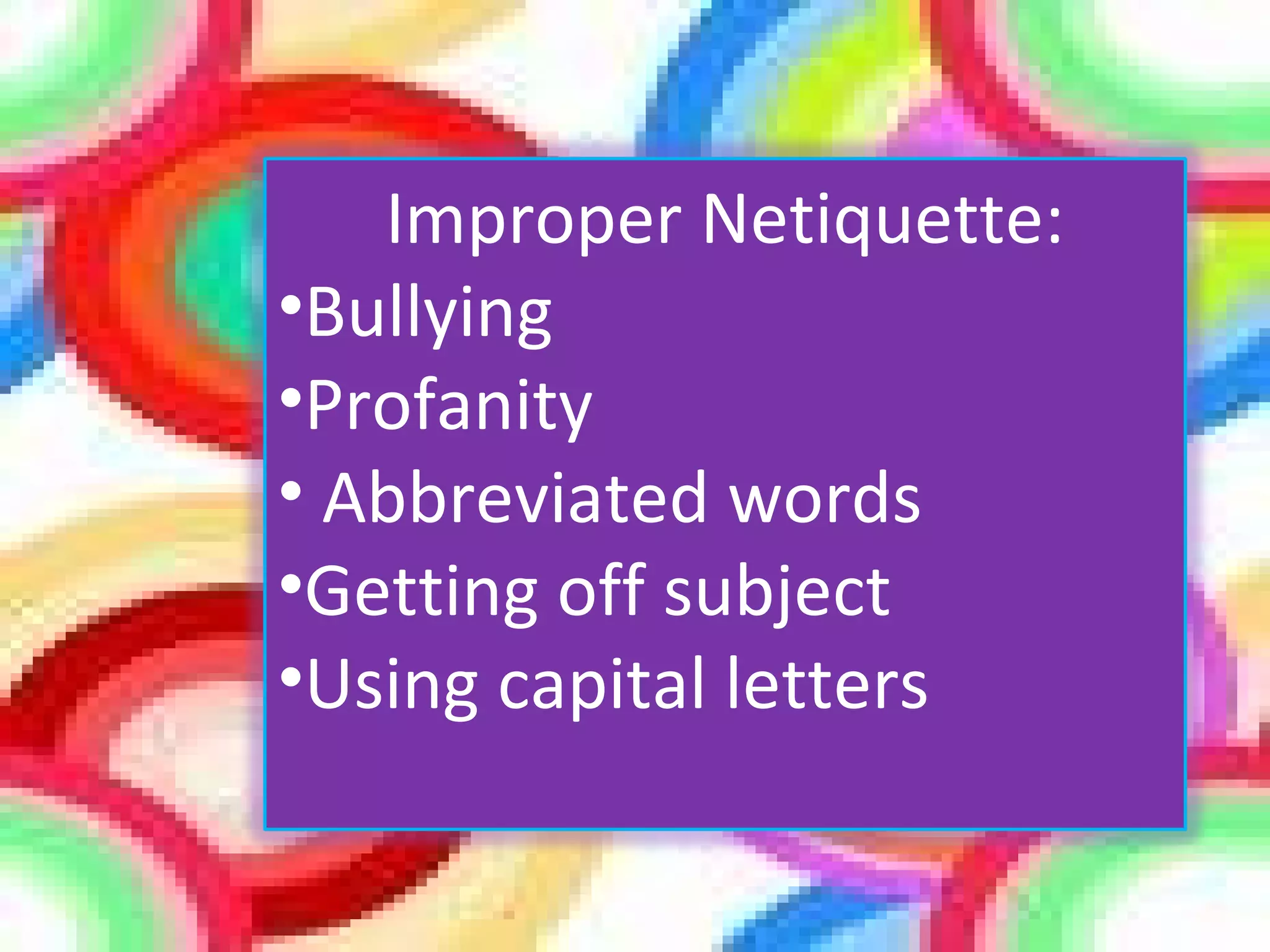 Netiquette Presentation | PPT