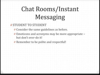 Netiquette Presentation | PDF | Email | Internet