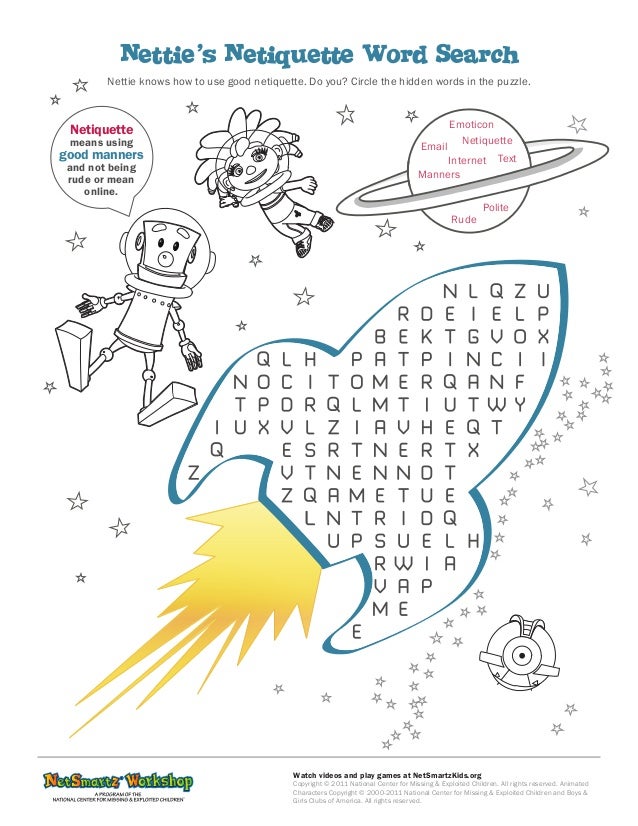 Netiquette printable