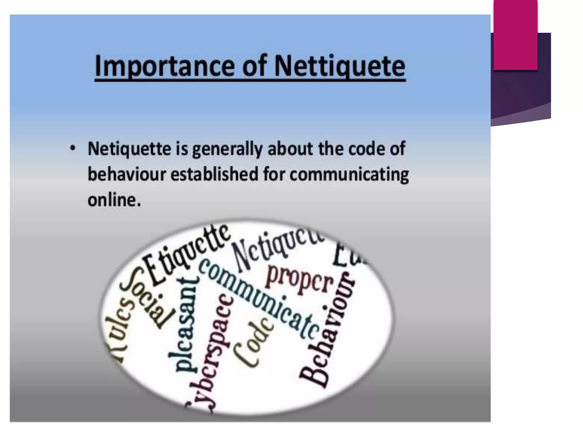 Netiquettes | PPTX