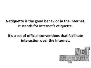 Netiquette | PPT