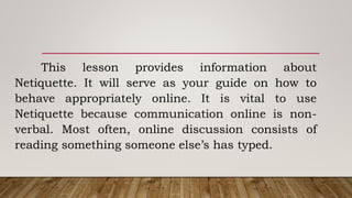 Netiquettes module 2.pptx