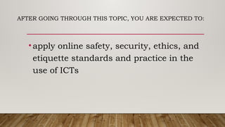 Netiquettes module 2.pptx empowerment tech | PPTX