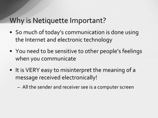 NetiquetteTutorial - Overview | PPT