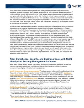 Streamline Compliance and Increase ROI White Paper | PDF