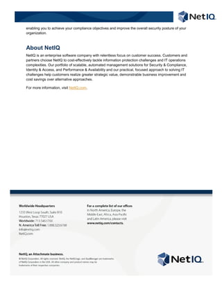 Streamline Compliance and Increase ROI White Paper | PDF