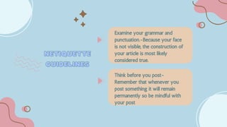 NETIZENSHIP AND NETIQUETTE IN ONLINE COMMUNITIES | PDF