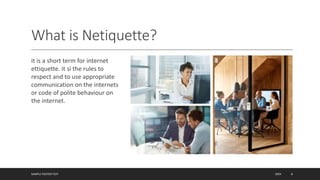 Netizenship and Netiquette in Online Communities | PPTX