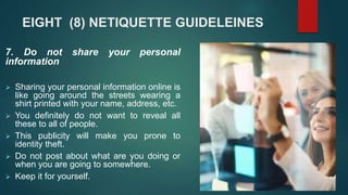 Netizenship and Netiquette in Online Communities.pptx