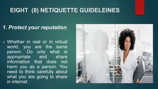 Netizenship and Netiquette in Online Communities.pptx