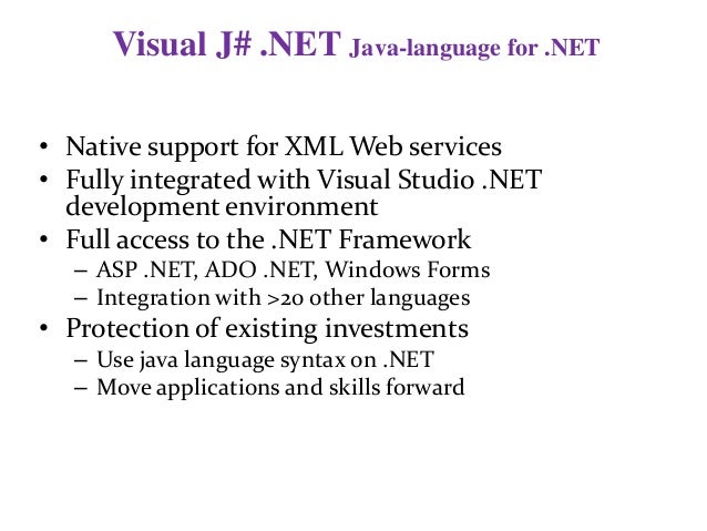 .Net Framework & Languages Supported by .Net Frmaework