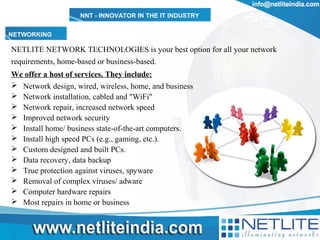 Netlite Network Technologies | PPT