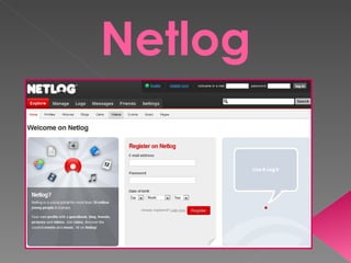 Netlog Vs Linked In | PPT
