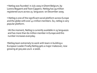 Netlog Is Getting Better | PPT
