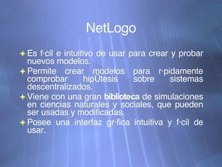 NetLogo y Promodel | PPT