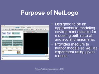 OPRF NetLogo Workshop | PPT