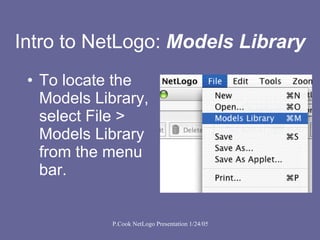 OPRF NetLogo Workshop | PPT