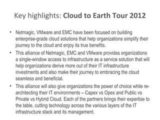 Cloud to Earth Tour 2012, A Disaster Recovery Series | PPT