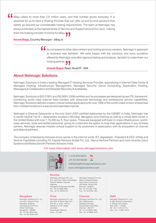 Netmagic Profile & Services Overview | PDF