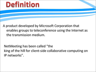 Netmeeting | PPT