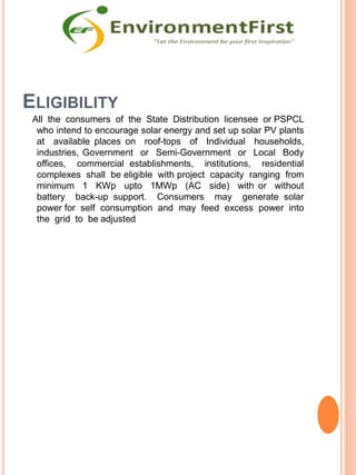 Net metering requirements in punjab for grid interactive rooftop SPV ...