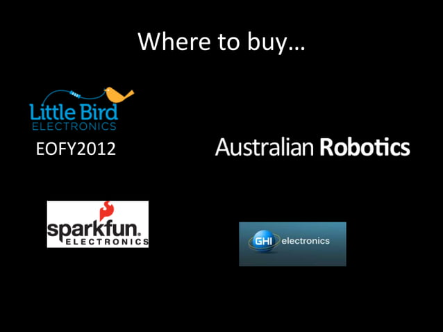 Building a robot with the .Net Micro Framework | PPT