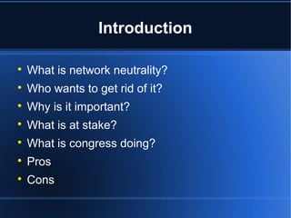 Net neutrality | PPT