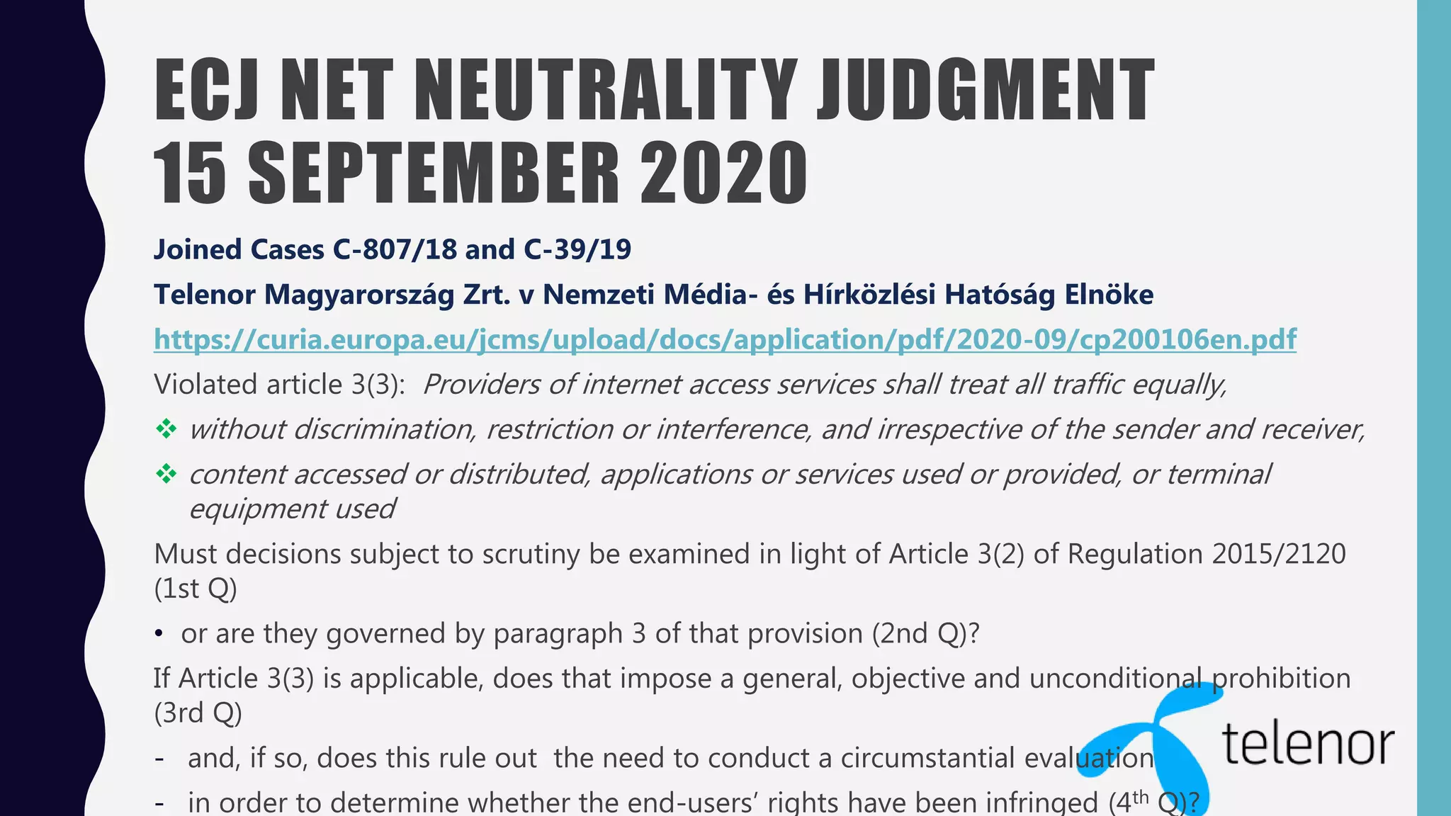 Net neutrality 2021 | PPTX