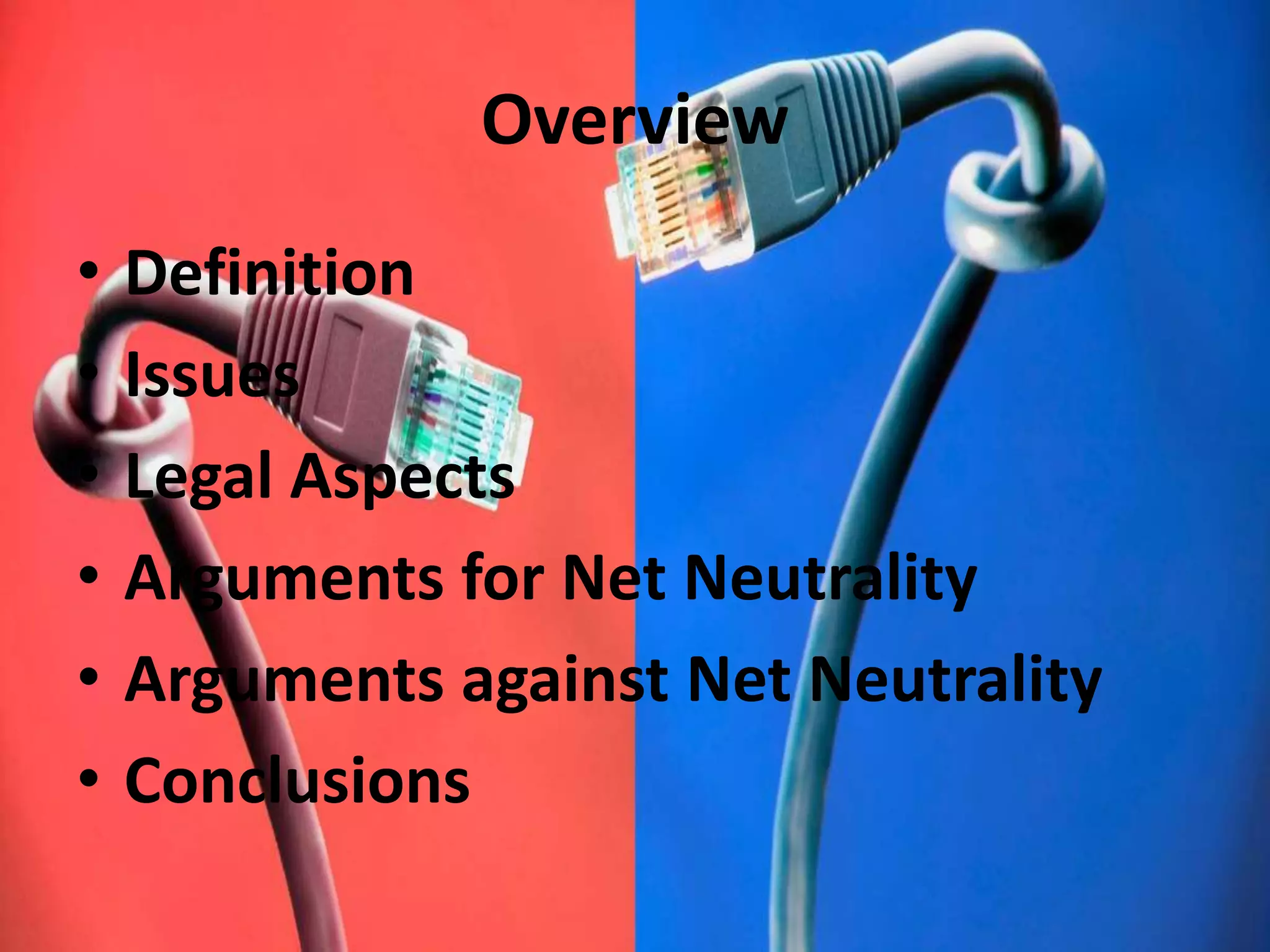 Net neutrality & it’s legal issues | PPTX