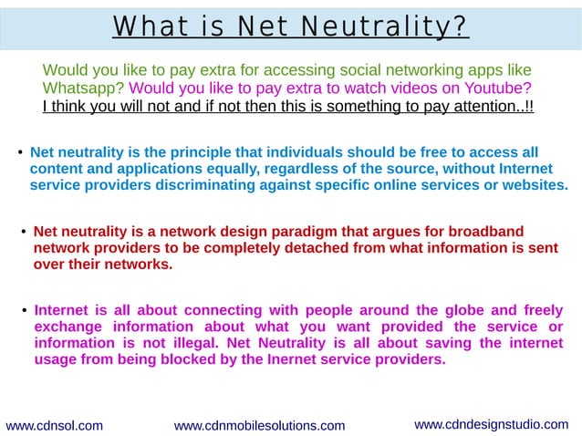 What is Net Neutrality and Why It is Important? Watch Pros and Cons ...
