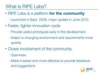RIPE NCC Measurements Tools | PPT