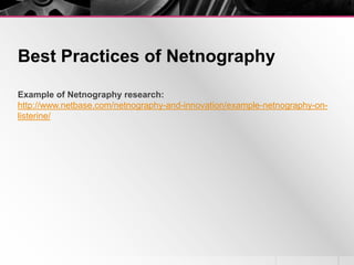 Netnography | PPTX