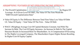 Net operating approach in financial management | PPTX