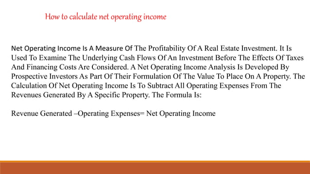 Net operating approach in financial management | PPTX