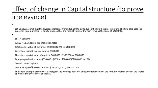 Net operating income approach | PPT