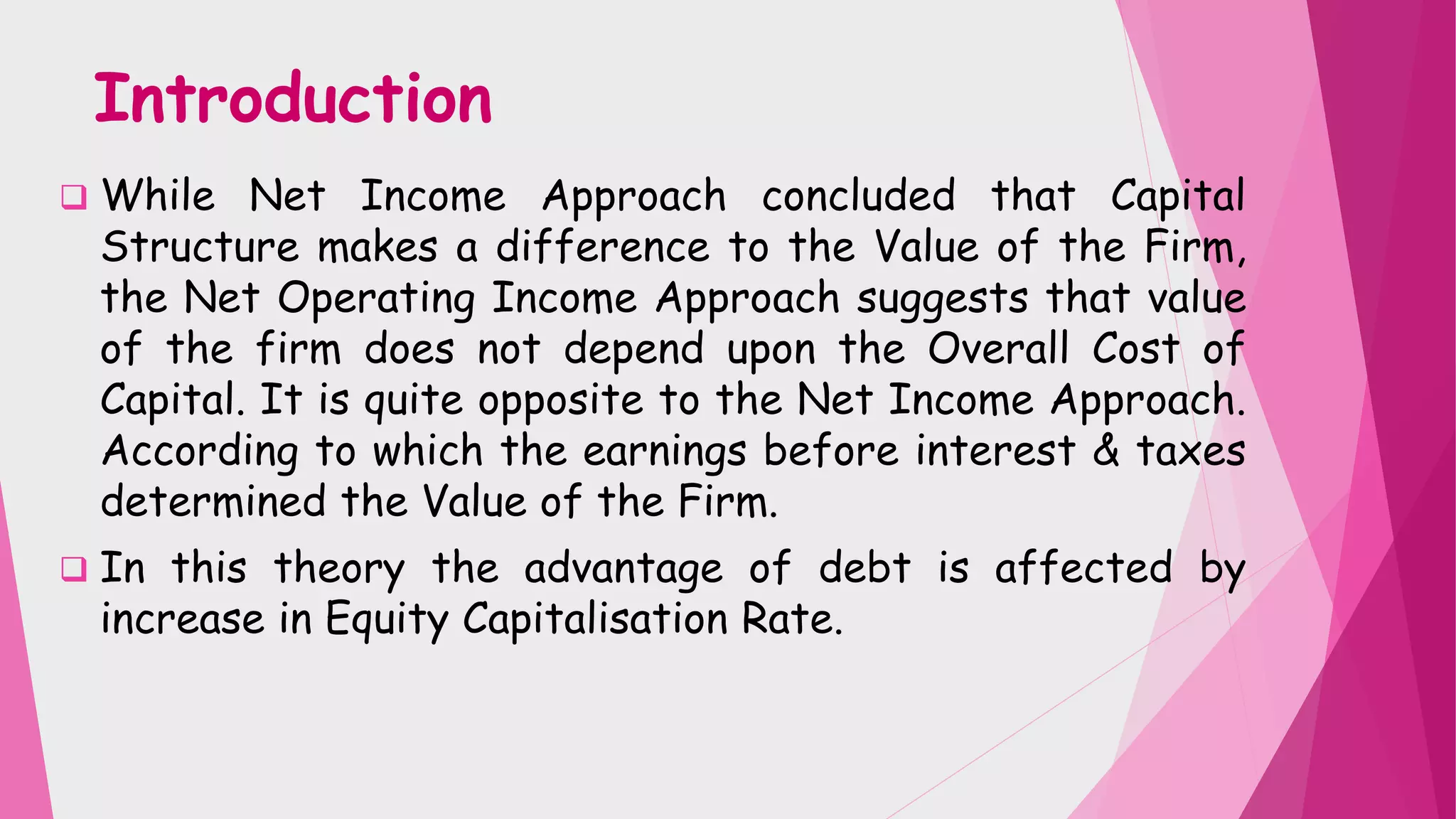 Net operating income approach | PPTX