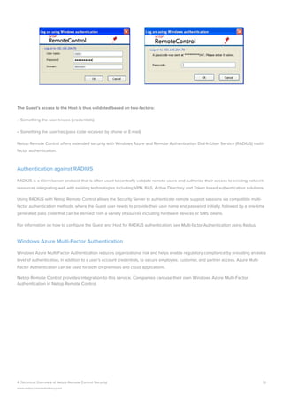 Netop Remote Control Security Overview | PDF