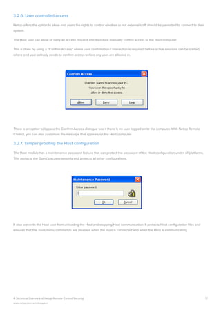 Netop Remote Control Security Overview | PDF