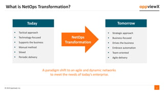 What is NetOps? | NetOps Transformation | PPT