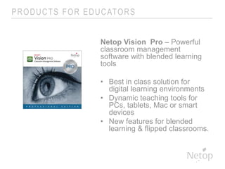 Netop vision, teach with tech | PPT
