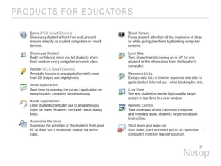 Netop vision, teach with tech | PPT