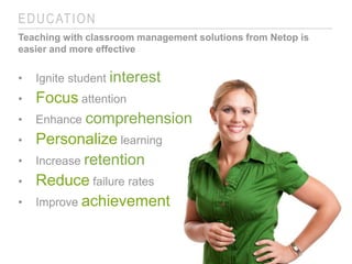 Netop vision, teach with tech | PPT