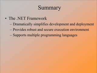 Net overview | PPT