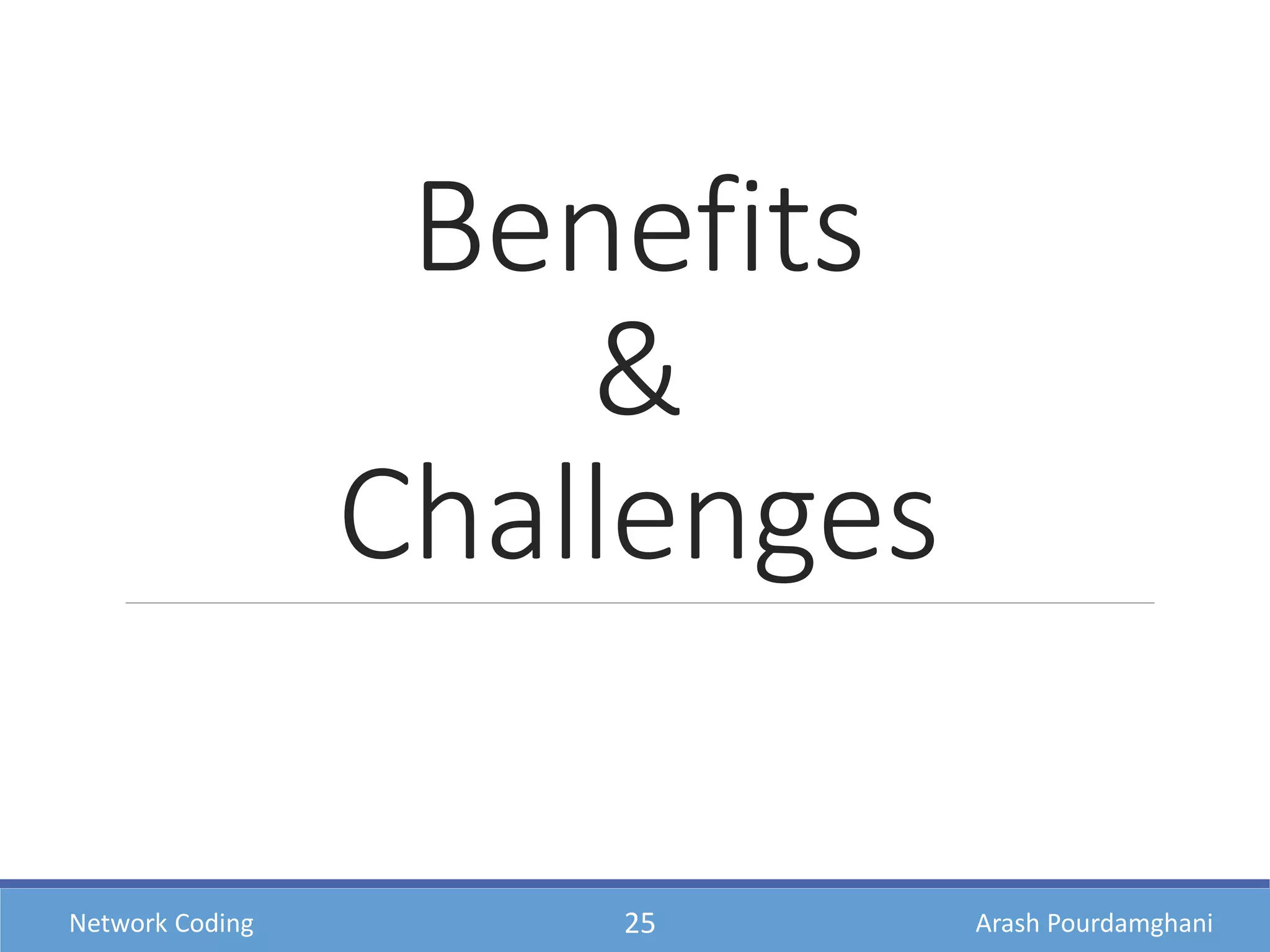 A short introduction to Network coding | PPT