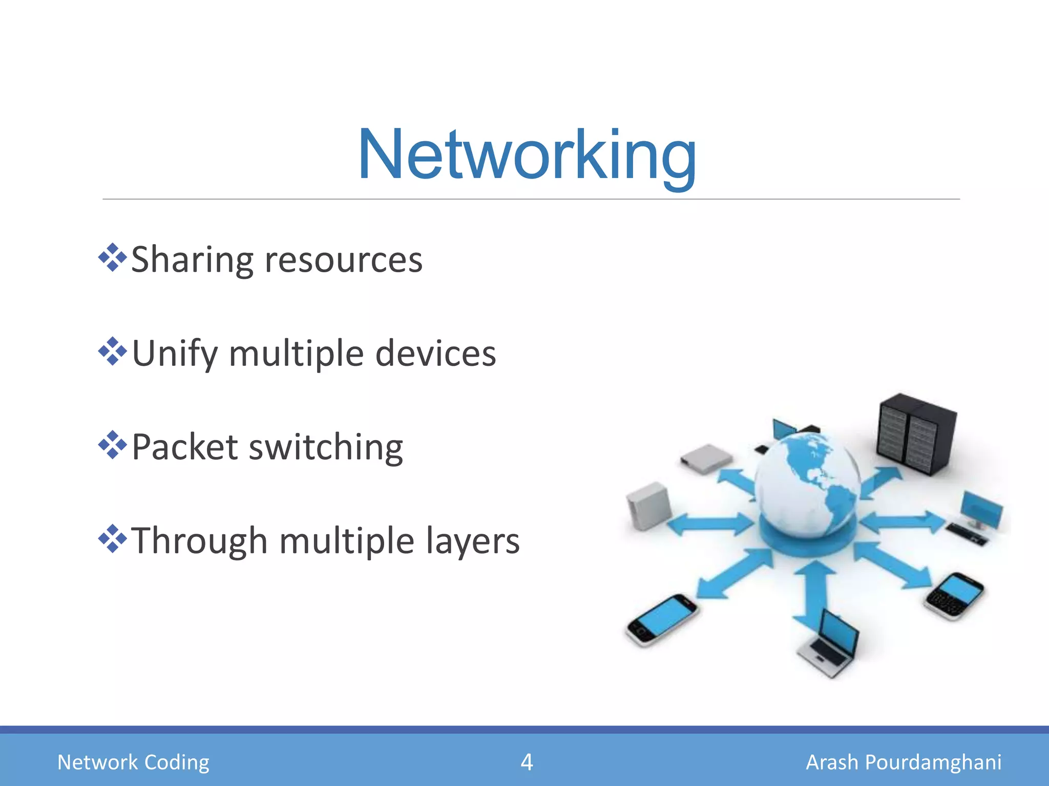 A short introduction to Network coding | PPT